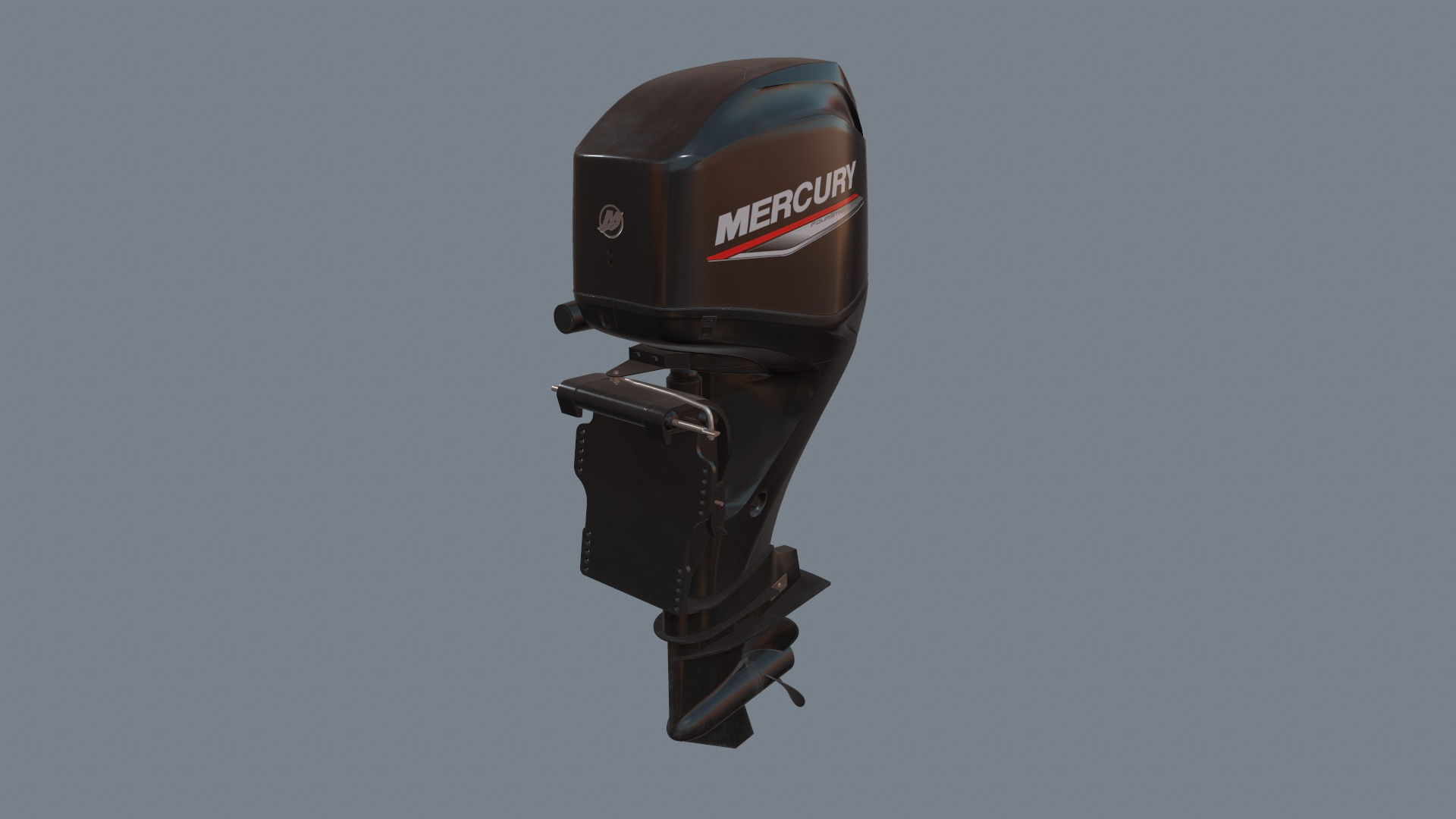 3D Mercury FourStroke Outboard Model - TurboSquid 2167074
