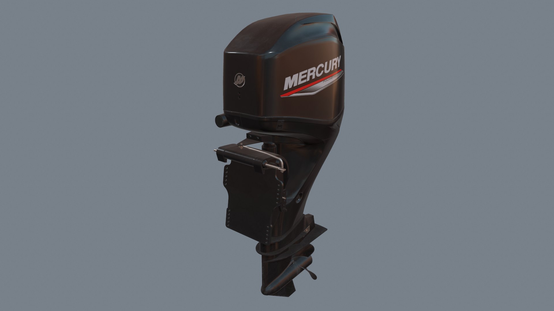 3D Mercury FourStroke Outboard Model - TurboSquid 2167074