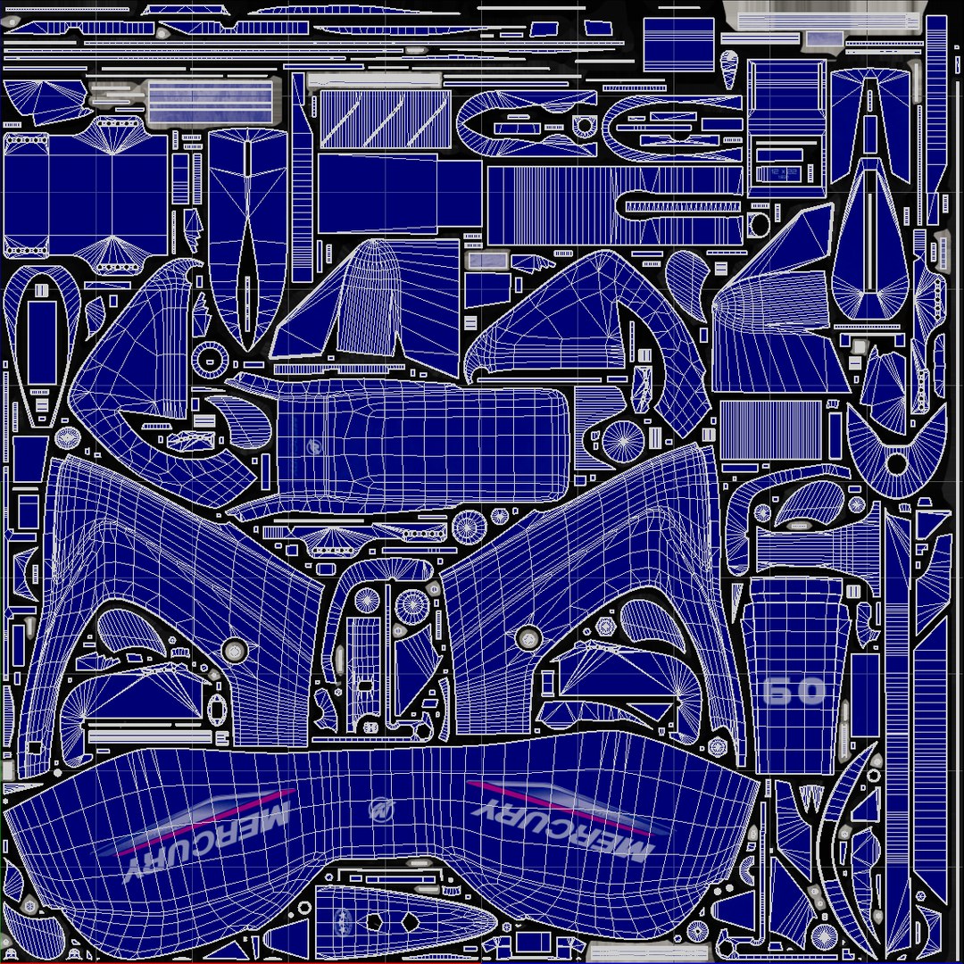 3D Mercury FourStroke Outboard Model - TurboSquid 2167074