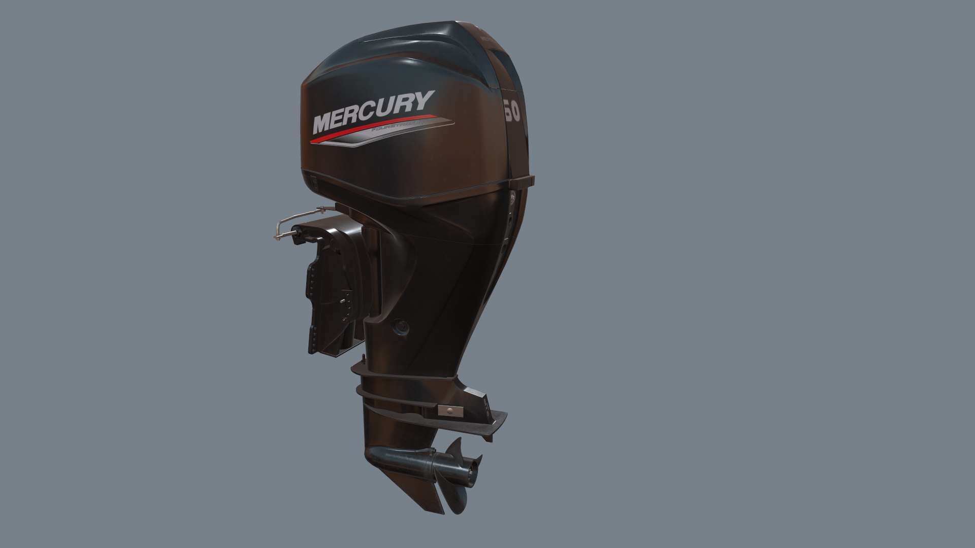 3D Mercury FourStroke Outboard Model - TurboSquid 2167074