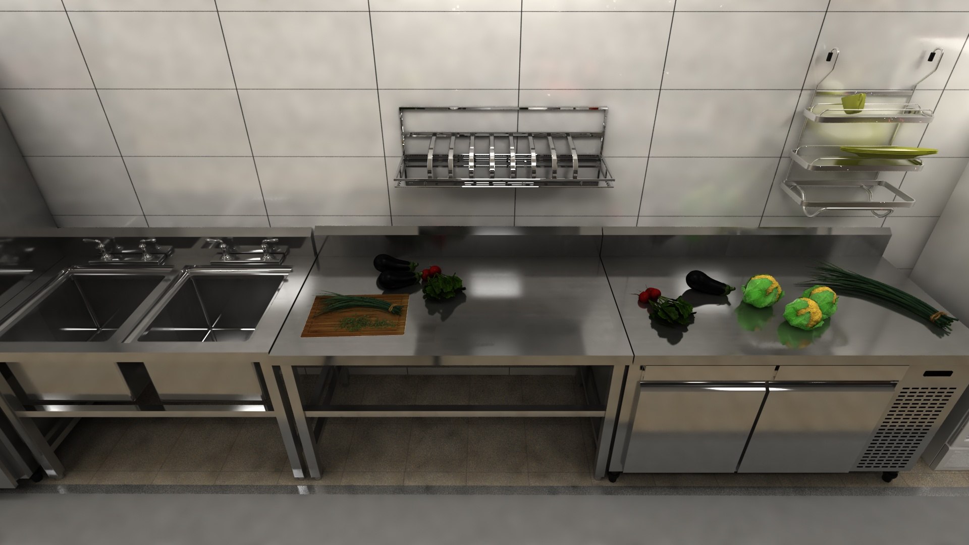 3D Model Big Restaurant Kitchen - TurboSquid 2254820