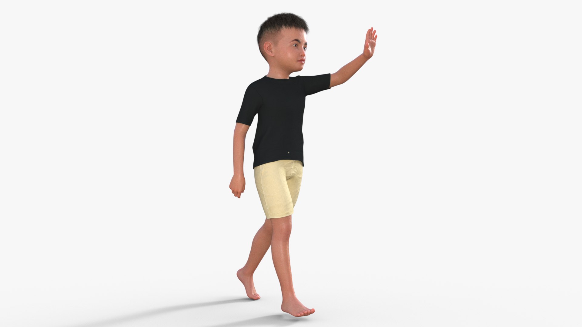 3D Realistic 3D Boy Child Character - TurboSquid 2404167