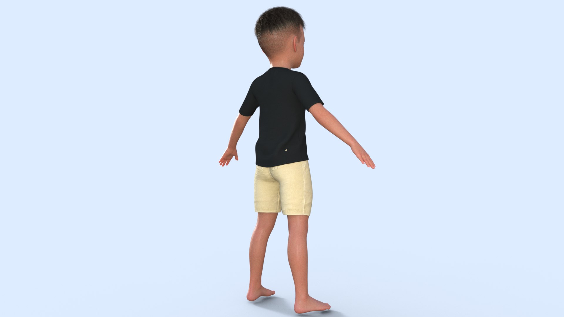3D Realistic 3D Boy Child Character - TurboSquid 2404167