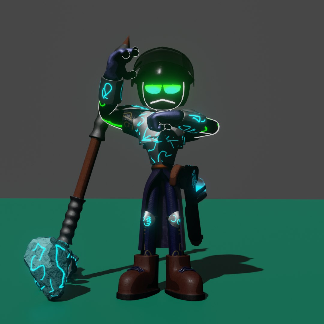 Free 3D Shadow Character 3 The Enforcer - TurboSquid 1974586