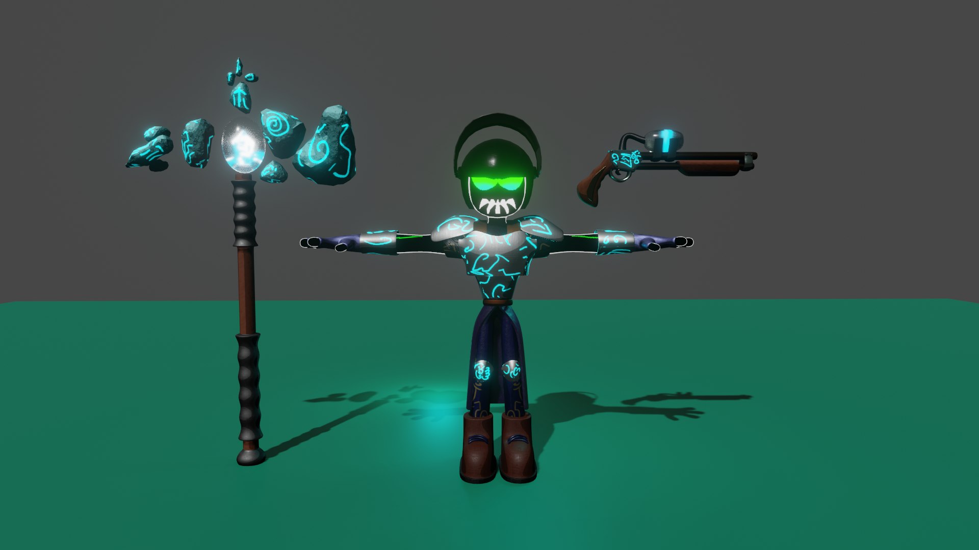 Free 3D Shadow Character 3 The Enforcer - TurboSquid 1974586