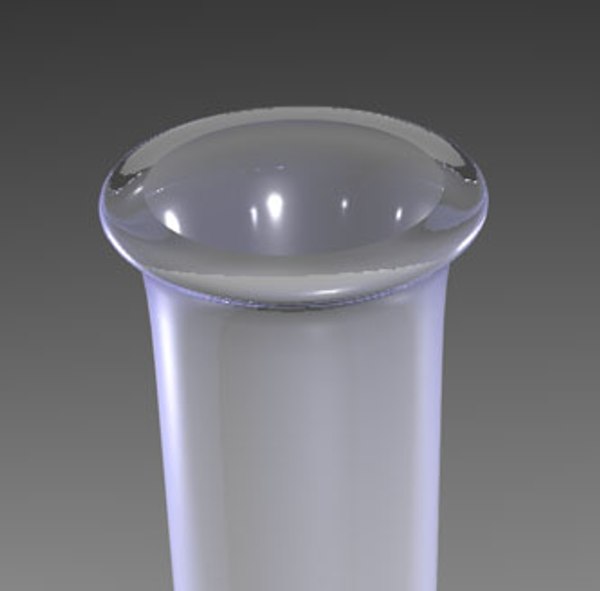 3d test tube model