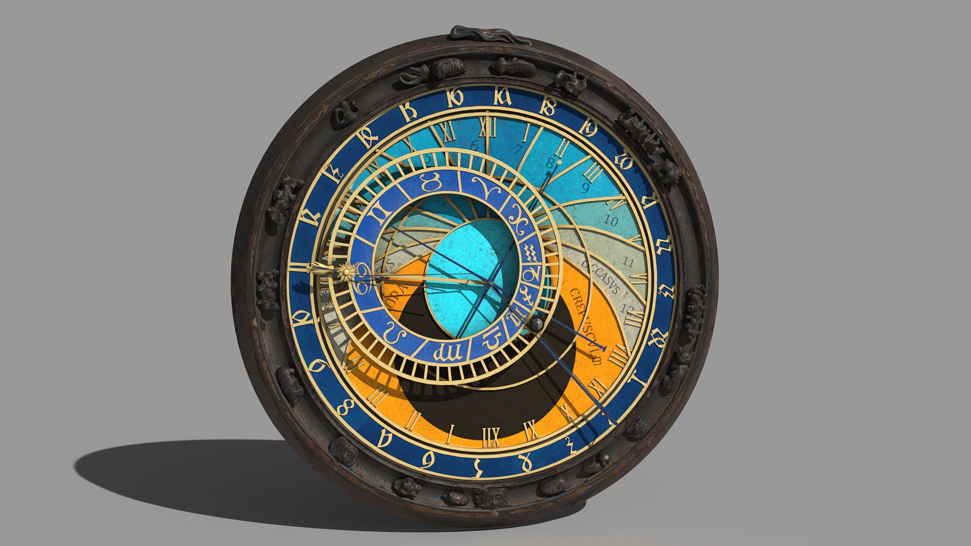 3D Model Astronomical Horologe Prague - TurboSquid 1588380