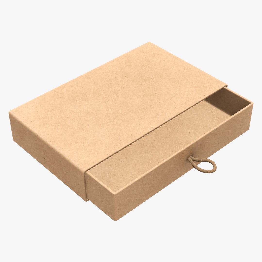 3D model drawer paper box - TurboSquid 1697395