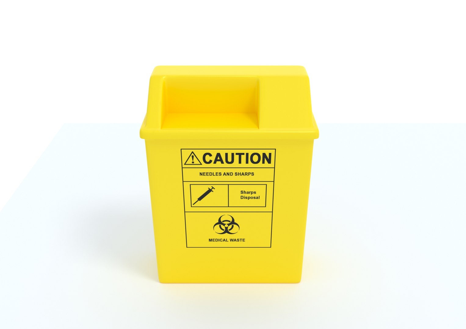 Medical sharps container 3D model - TurboSquid 1659223