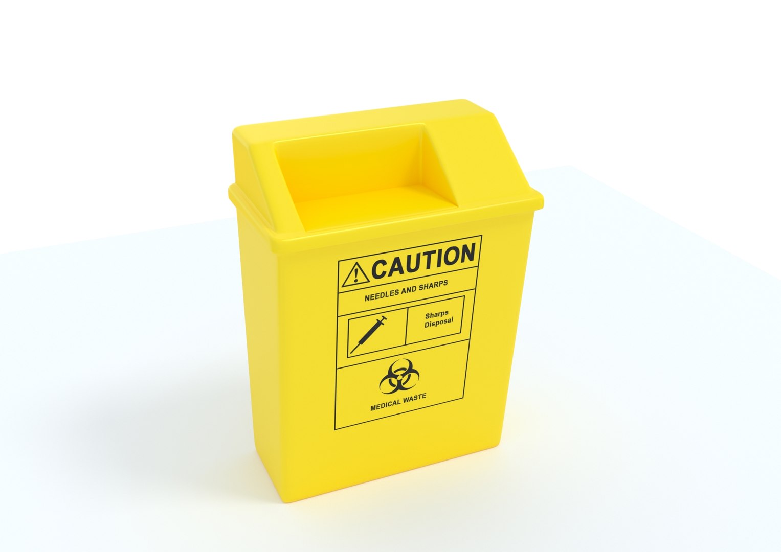 Medical sharps container 3D model - TurboSquid 1659223