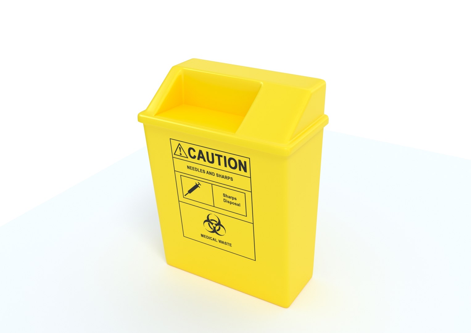 Medical sharps container 3D model - TurboSquid 1659223