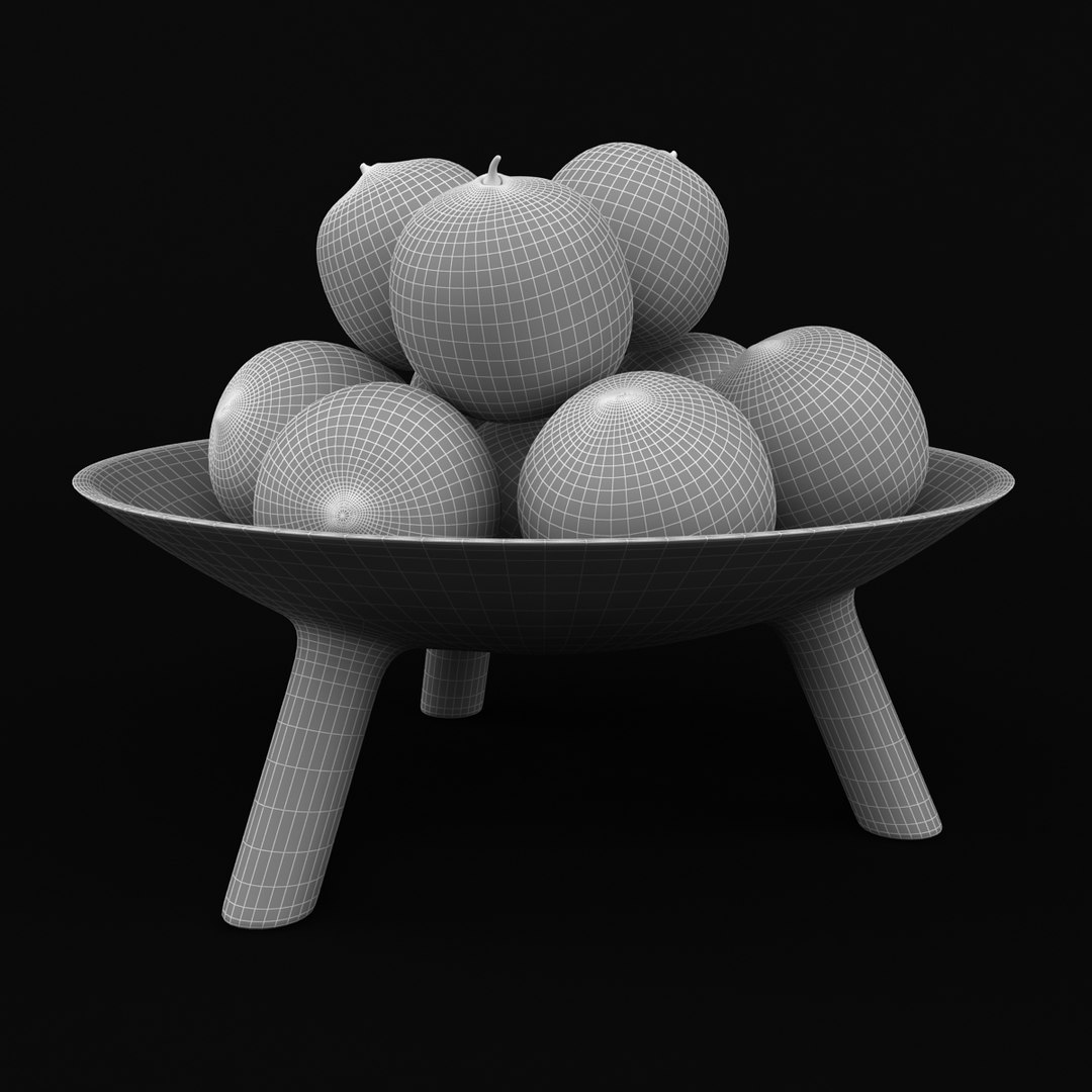 3d Model Bowl Kitchen