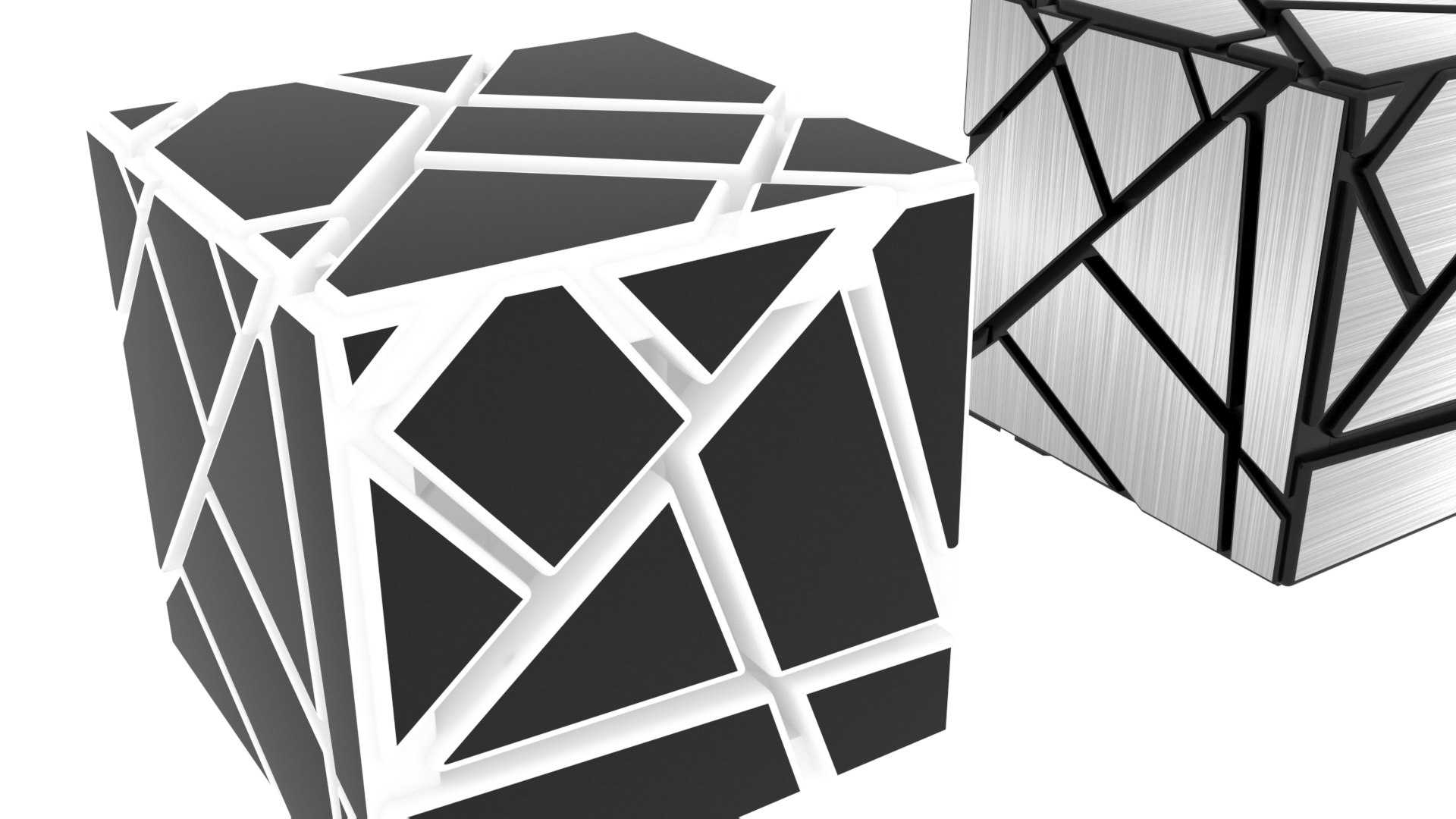 3D Ghost Cubes model - TurboSquid 1754366