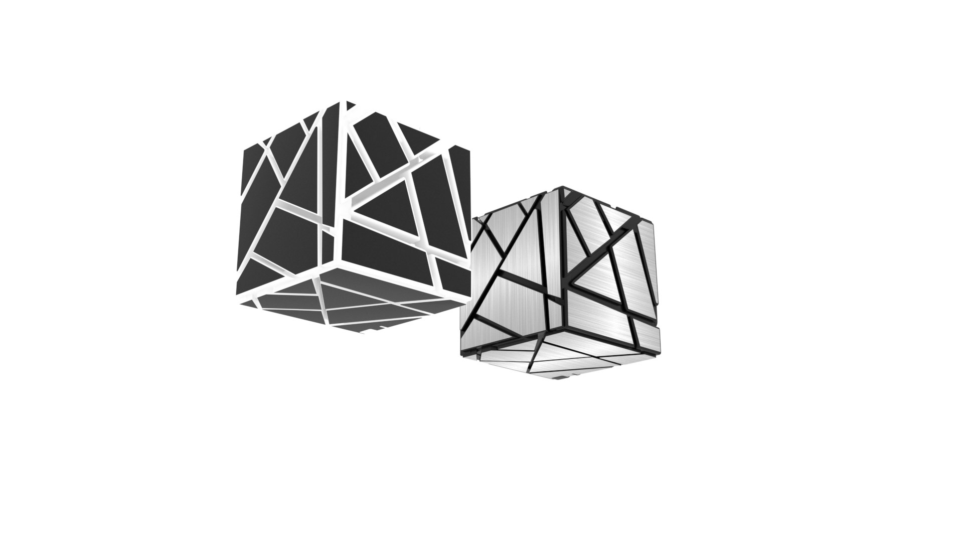 3D Ghost Cubes model - TurboSquid 1754366