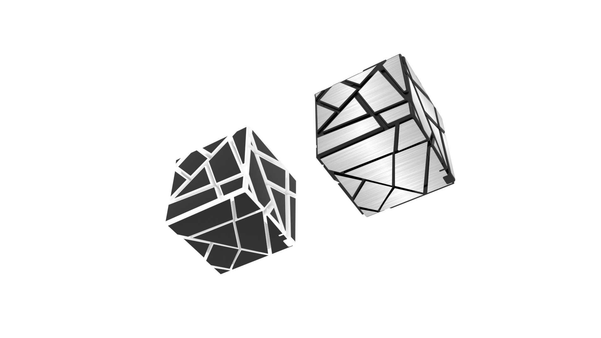3D Ghost Cubes model - TurboSquid 1754366