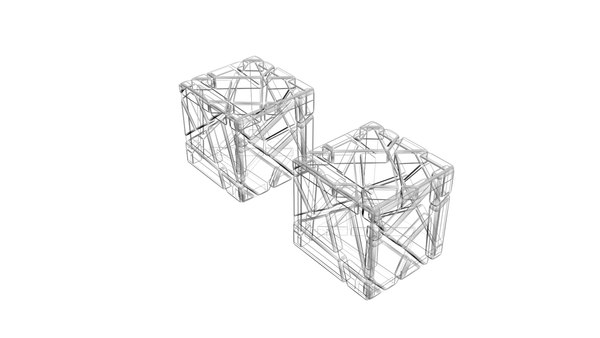 modelo 3d Cubos fantasma - TurboSquid 1754366