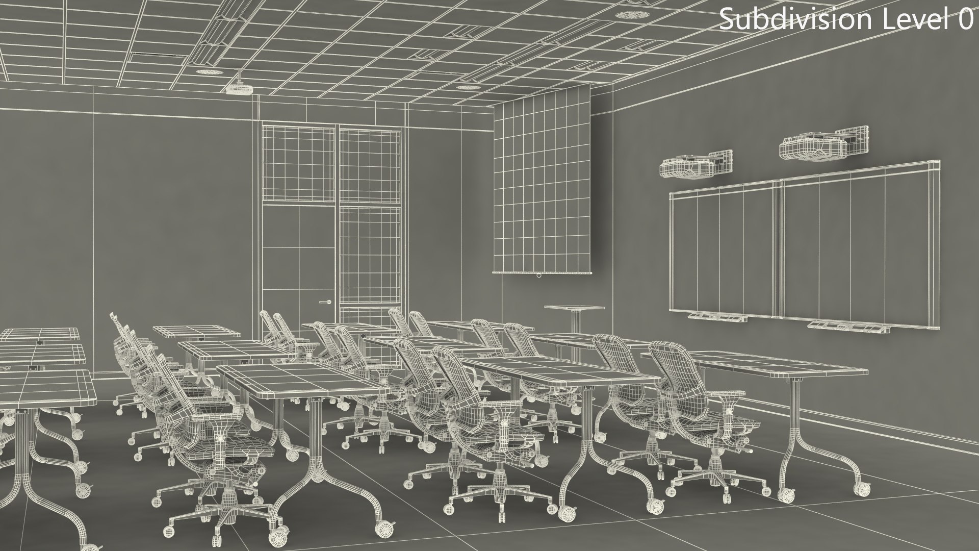 Lecture Hall Interior Model - TurboSquid 2399363