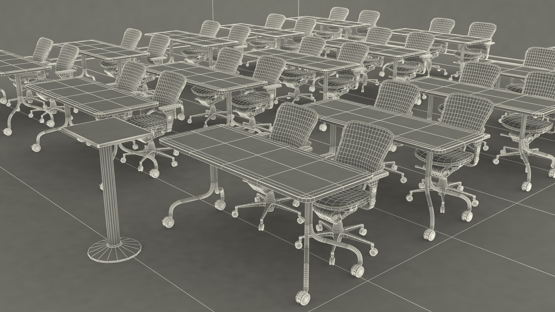 Lecture Hall Interior Model - TurboSquid 2399363