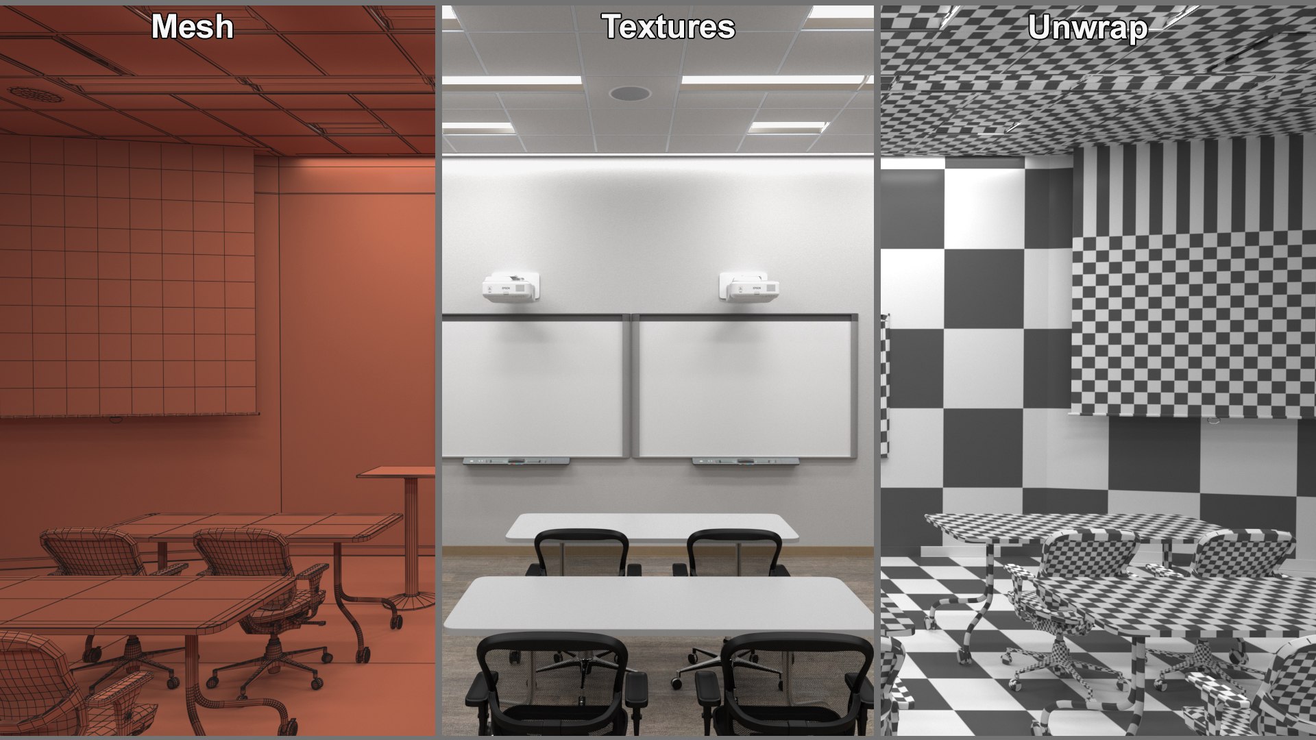 Lecture Hall Interior Model - TurboSquid 2399363