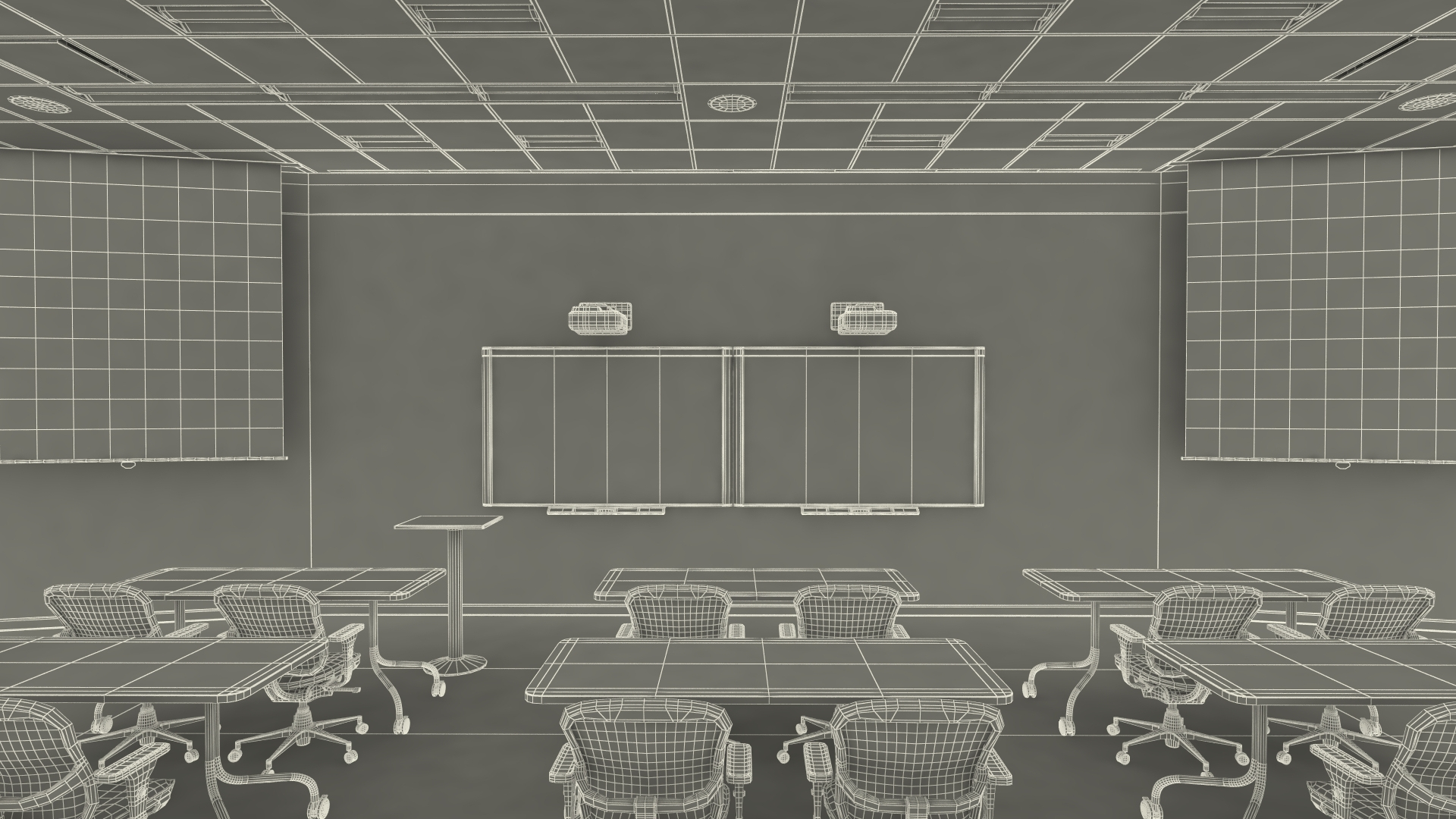 Lecture Hall Interior Model - TurboSquid 2399363