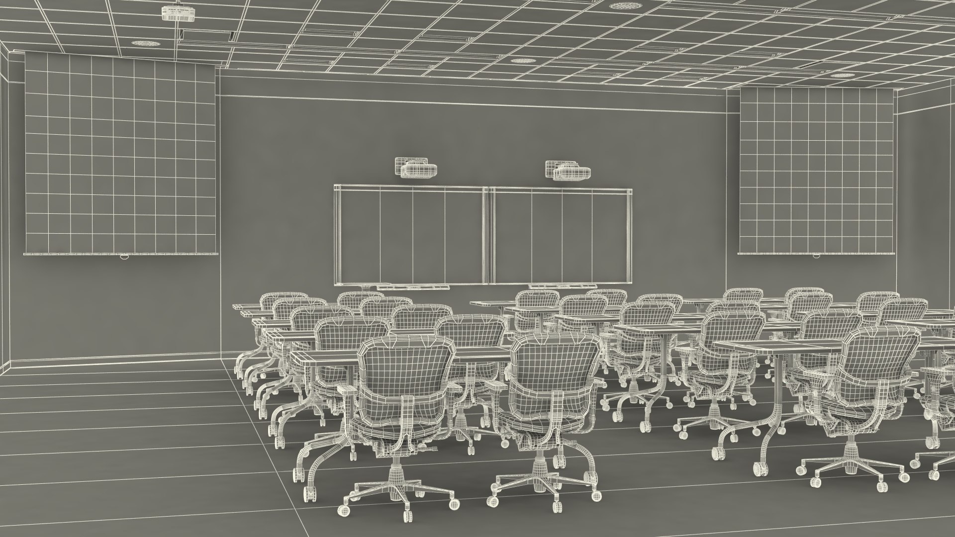Lecture Hall Interior Model - TurboSquid 2399363