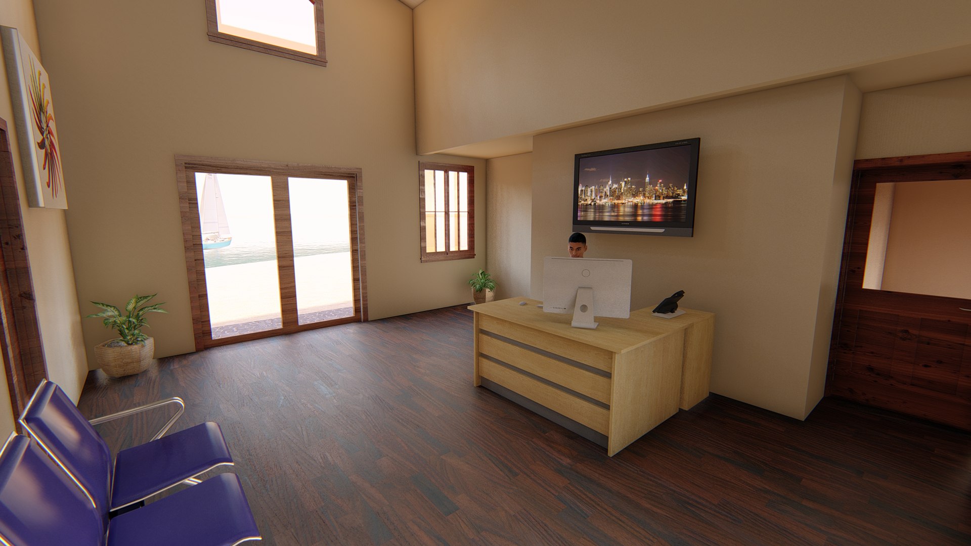 3D revit sea club - TurboSquid 1473996