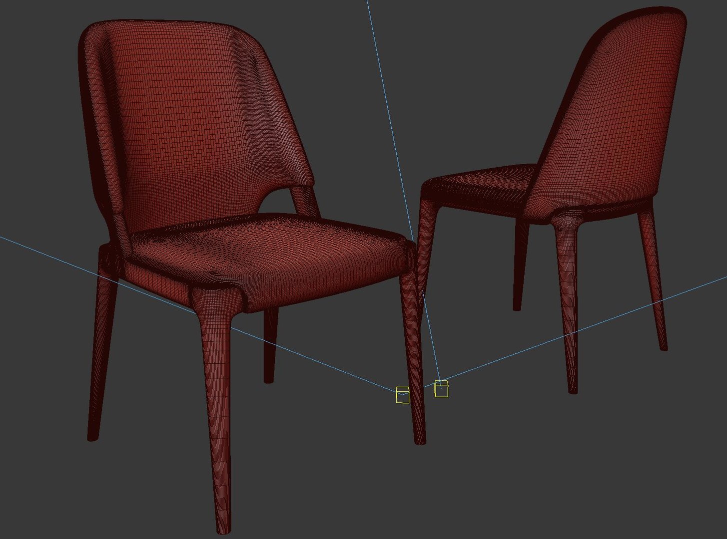 Dining Chair 3D Model - TurboSquid 2192746
