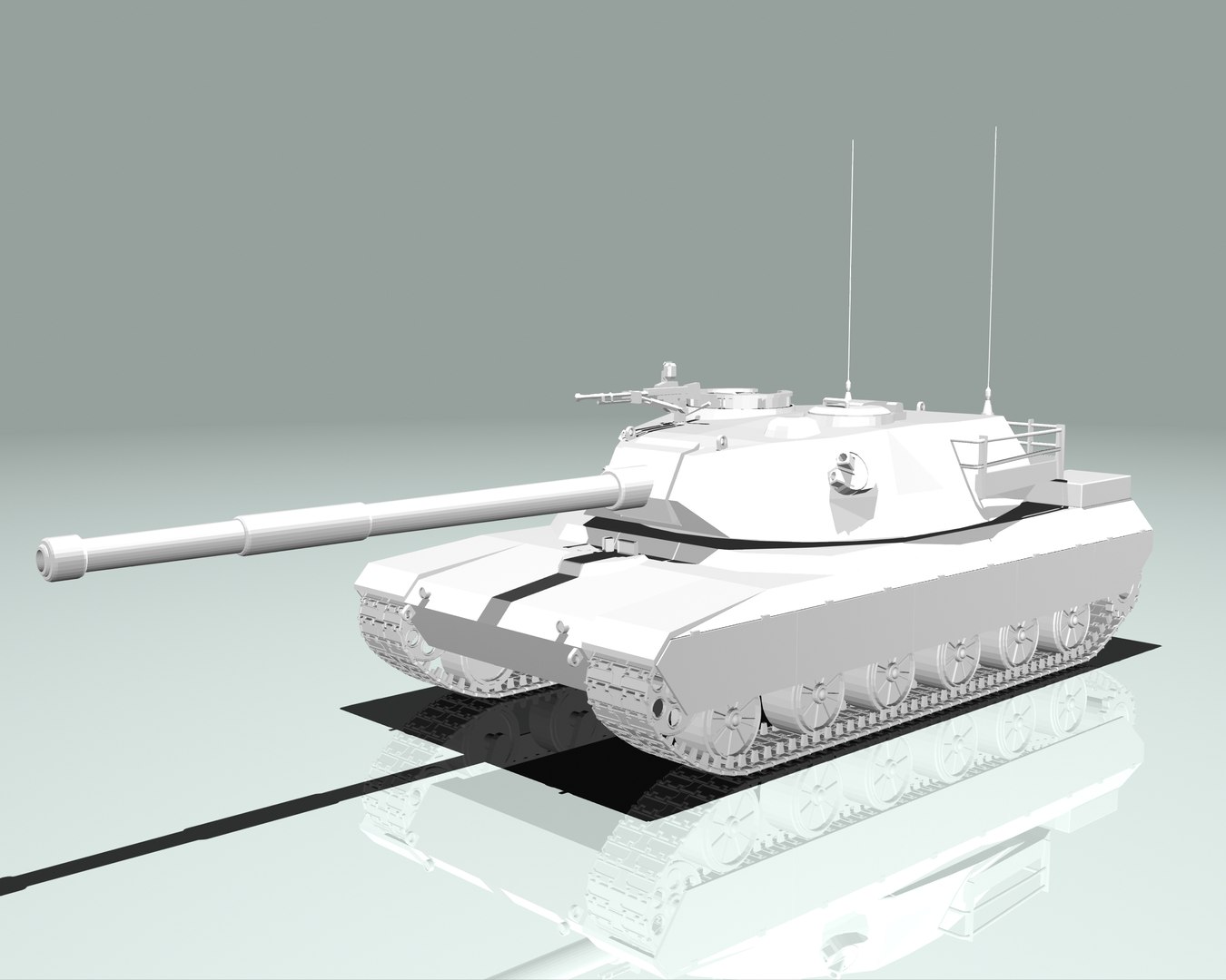 3d Russian Mbt Model