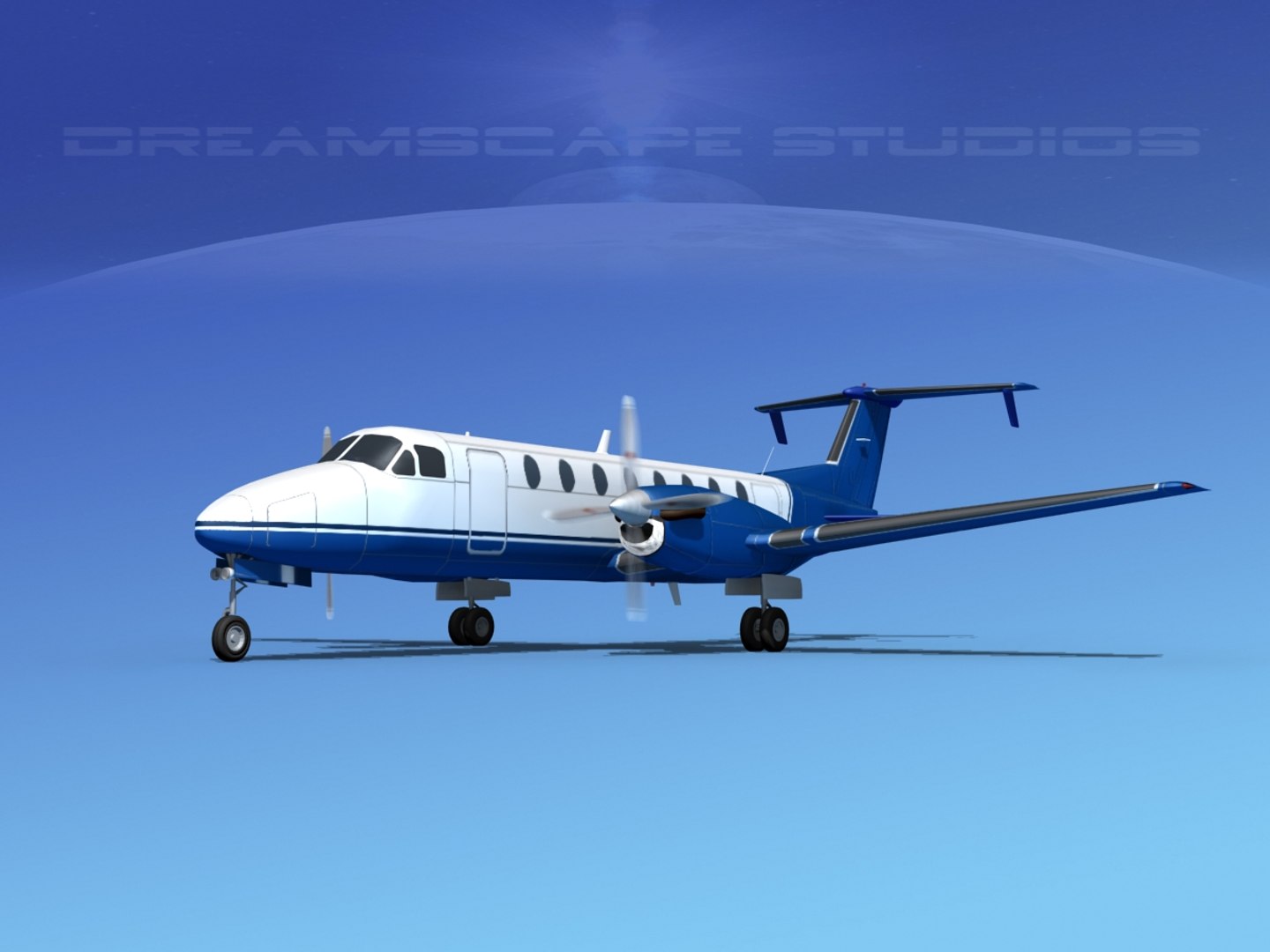 Beechcraft 1900c 3d Max