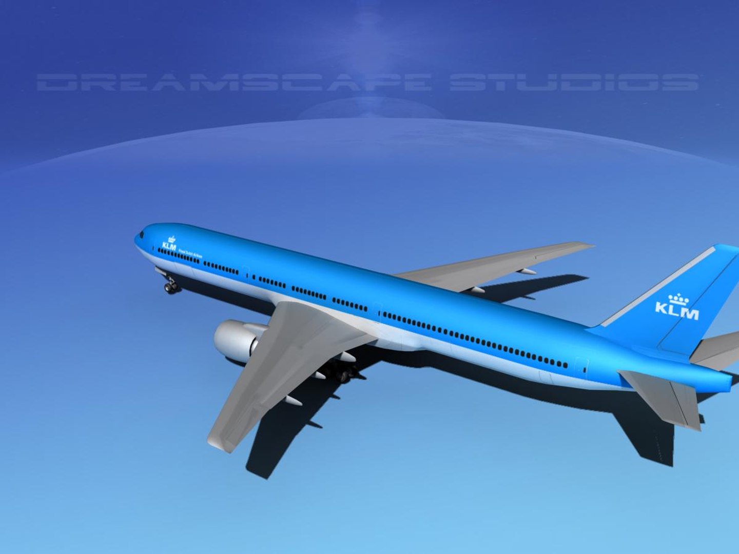 3d Boeing 777-300