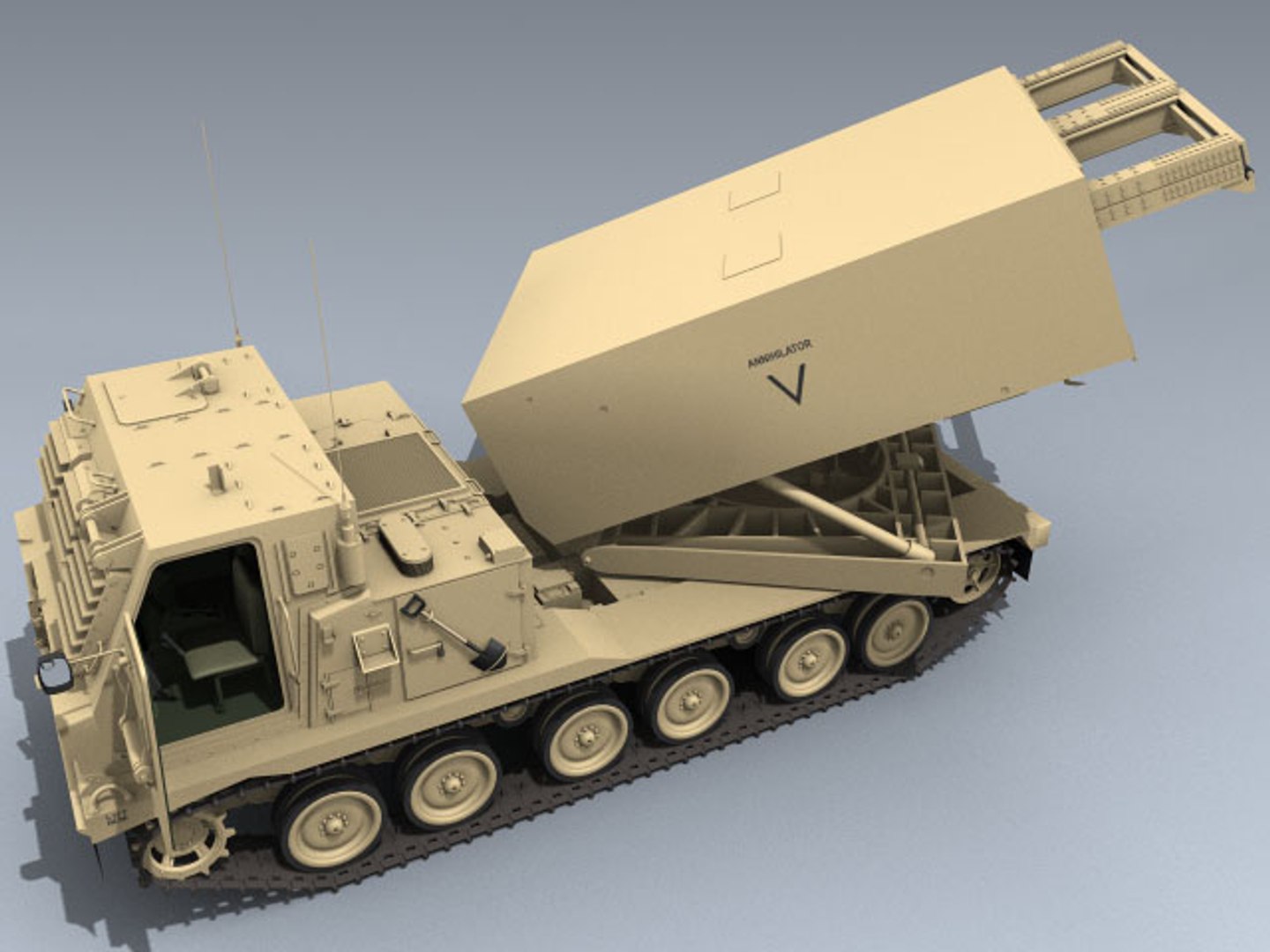 Max M270 Mlrs Desert