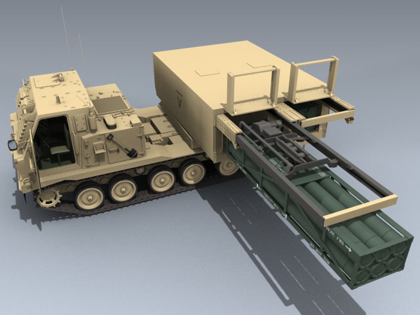 Max M270 Mlrs Desert