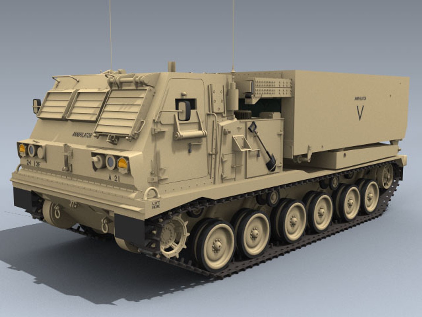 Max M270 Mlrs Desert