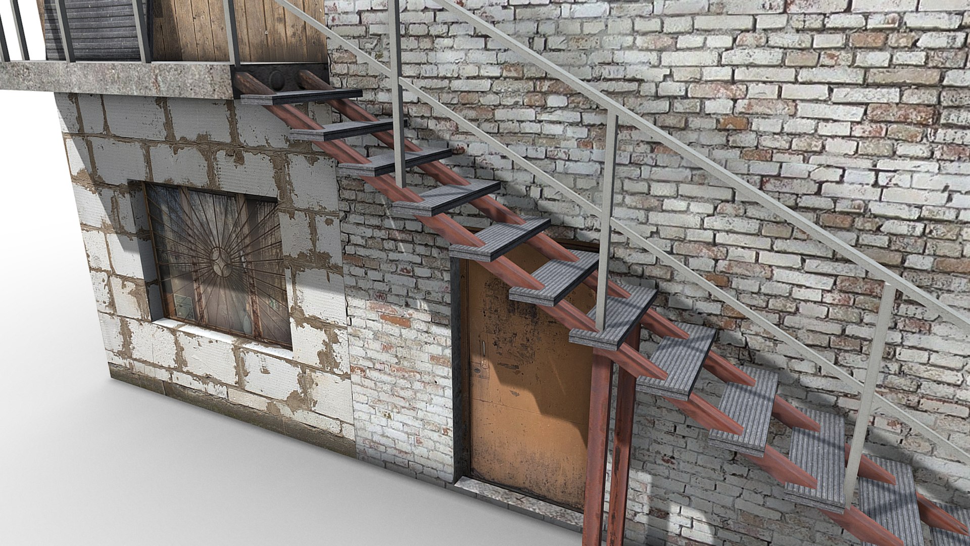 3D Old Police Post Model - TurboSquid 1816131