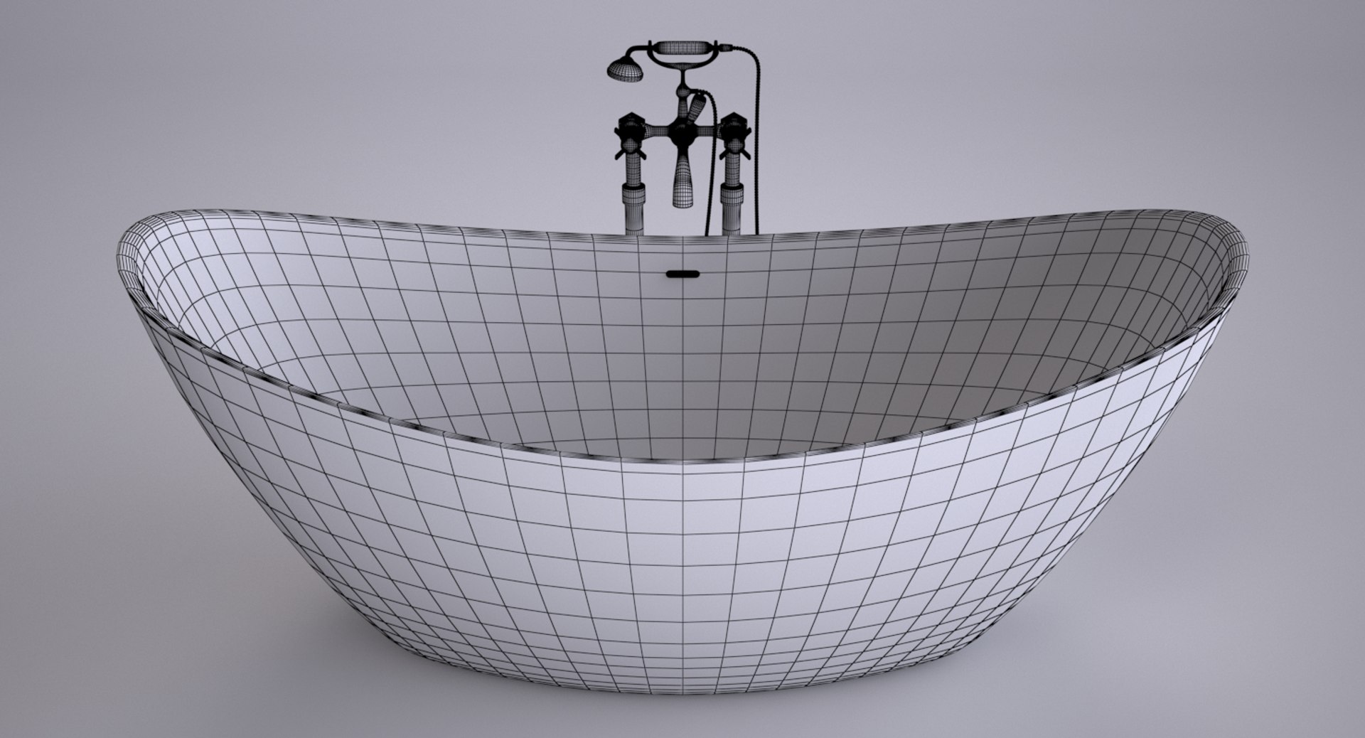 3D Model Vintage Bathtub Hylton Cast Iron - TurboSquid 1161656