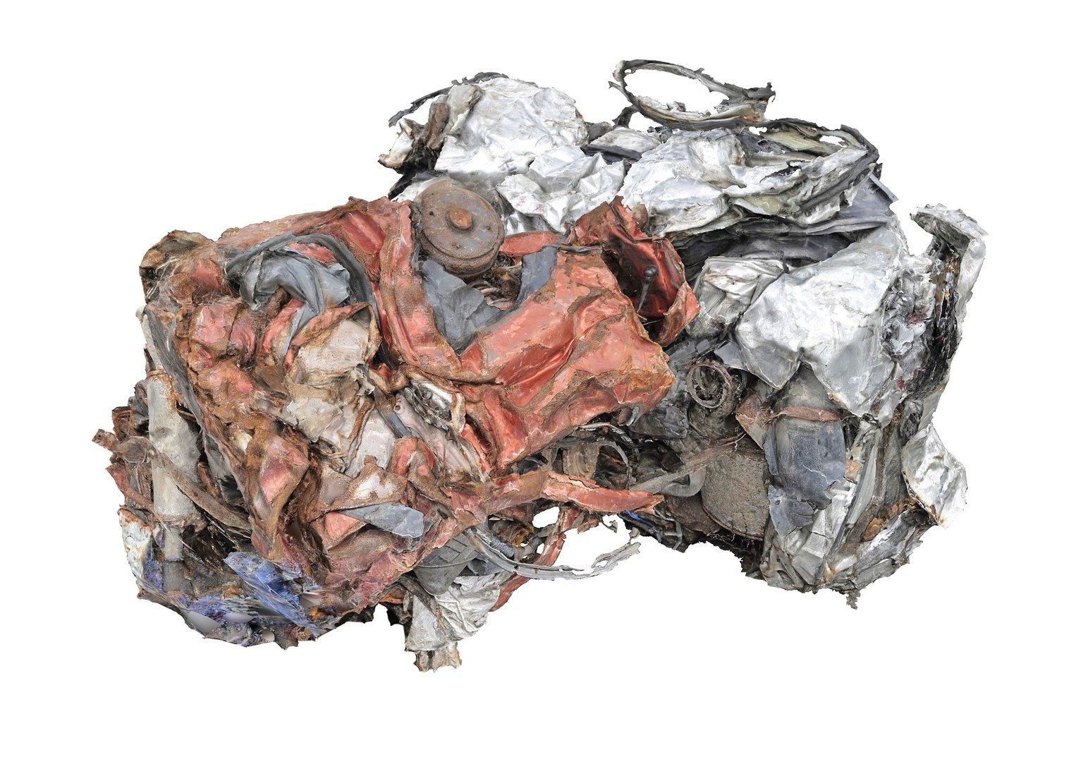 Compacted Scrap Metal Car Pack 4 3D - TurboSquid 2229455