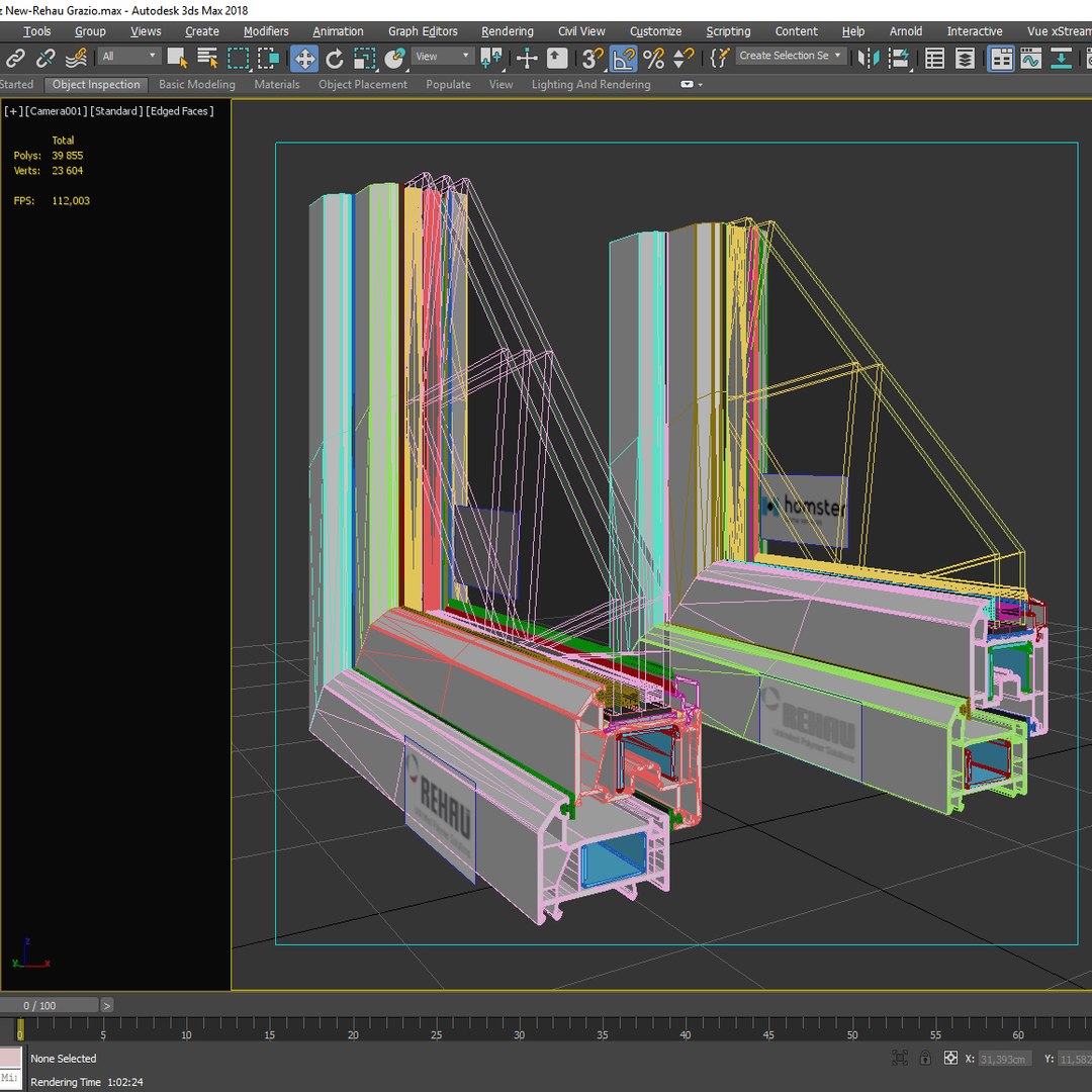 Window Profile 3D Model - TurboSquid 1350069
