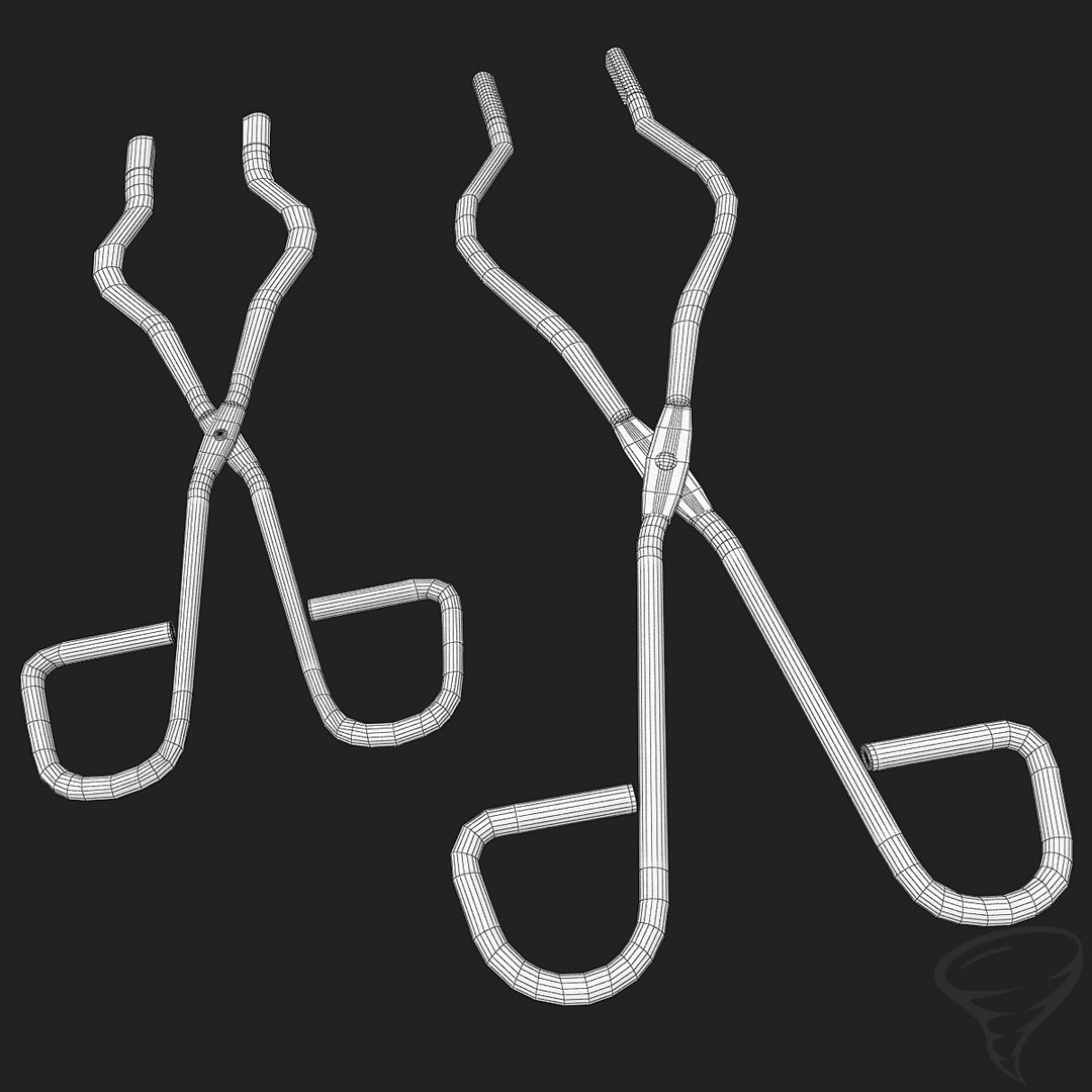 Laboratory Tongs - 2 3d 3ds