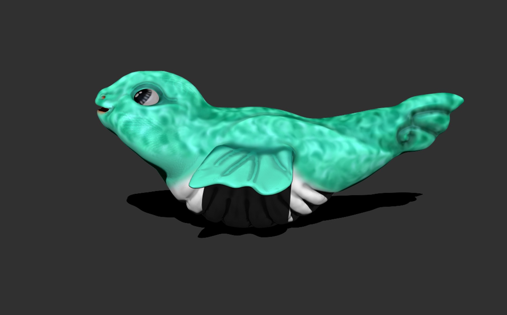 Cute Water Dragon 3D Model - TurboSquid 1511118