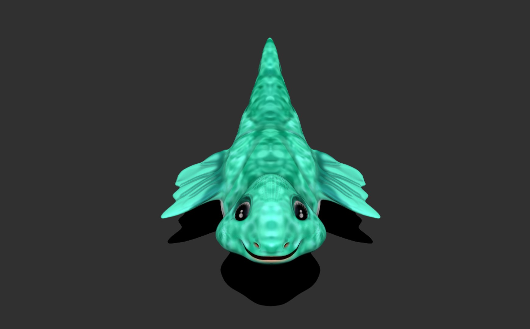 Cute Water Dragon 3D Model - TurboSquid 1511118