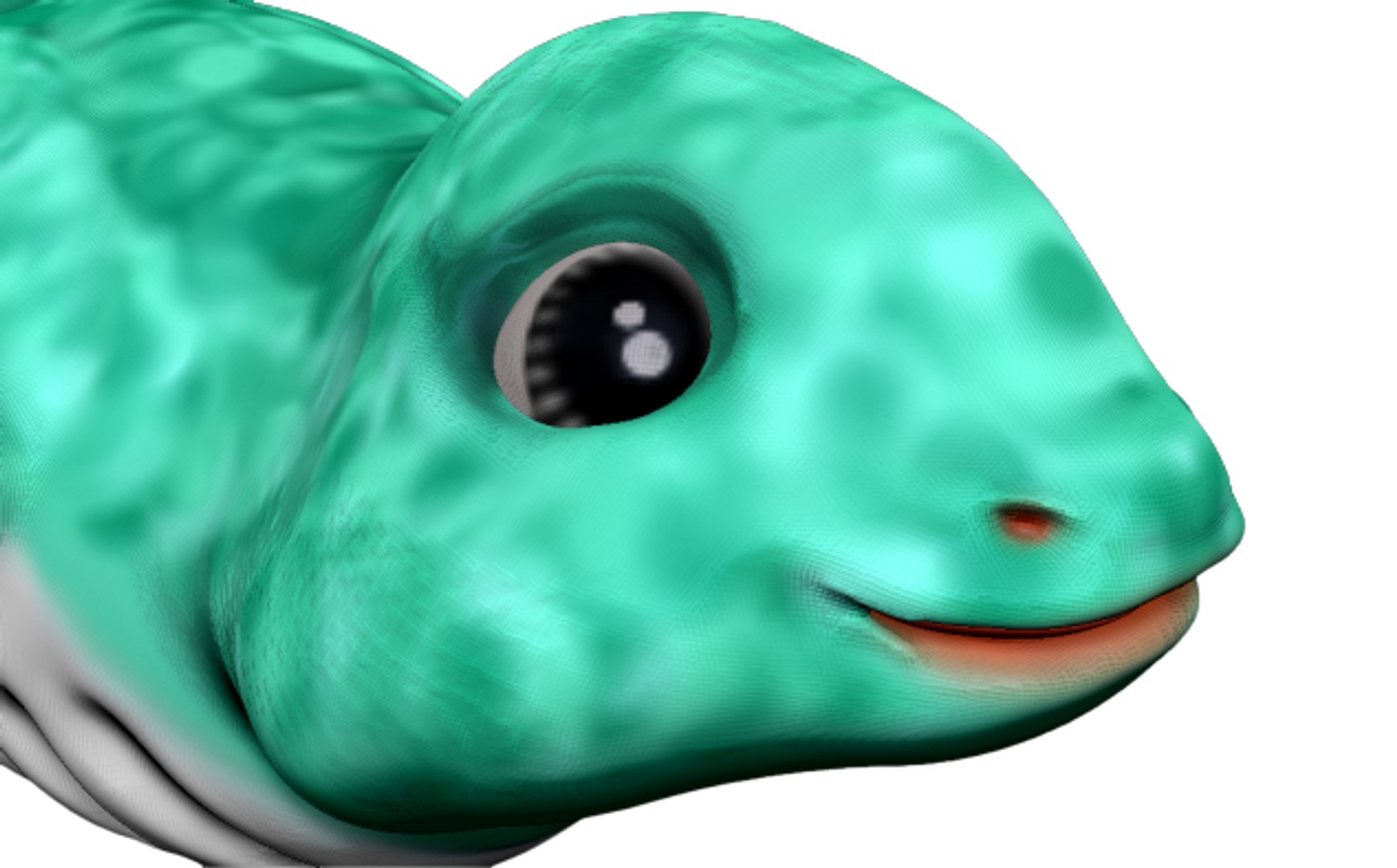Cute Water Dragon 3D Model - TurboSquid 1511118