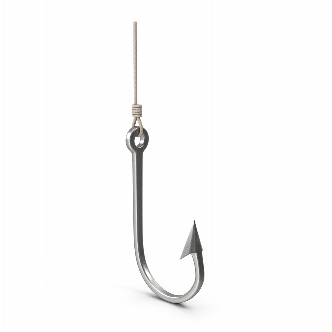 3D Hanging Fishing Hook - TurboSquid 2269719