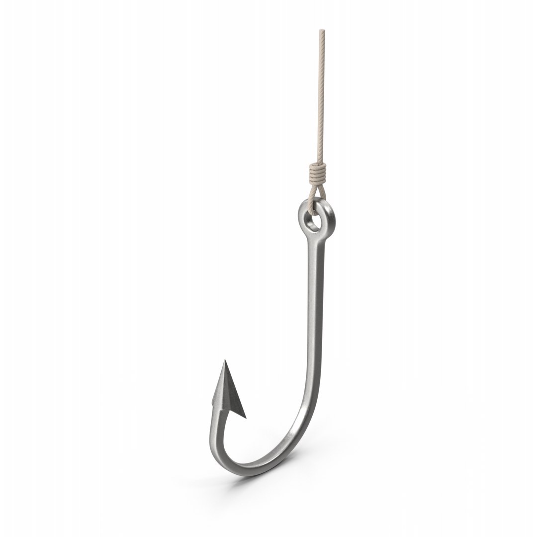 3D Hanging Fishing Hook - TurboSquid 2269719