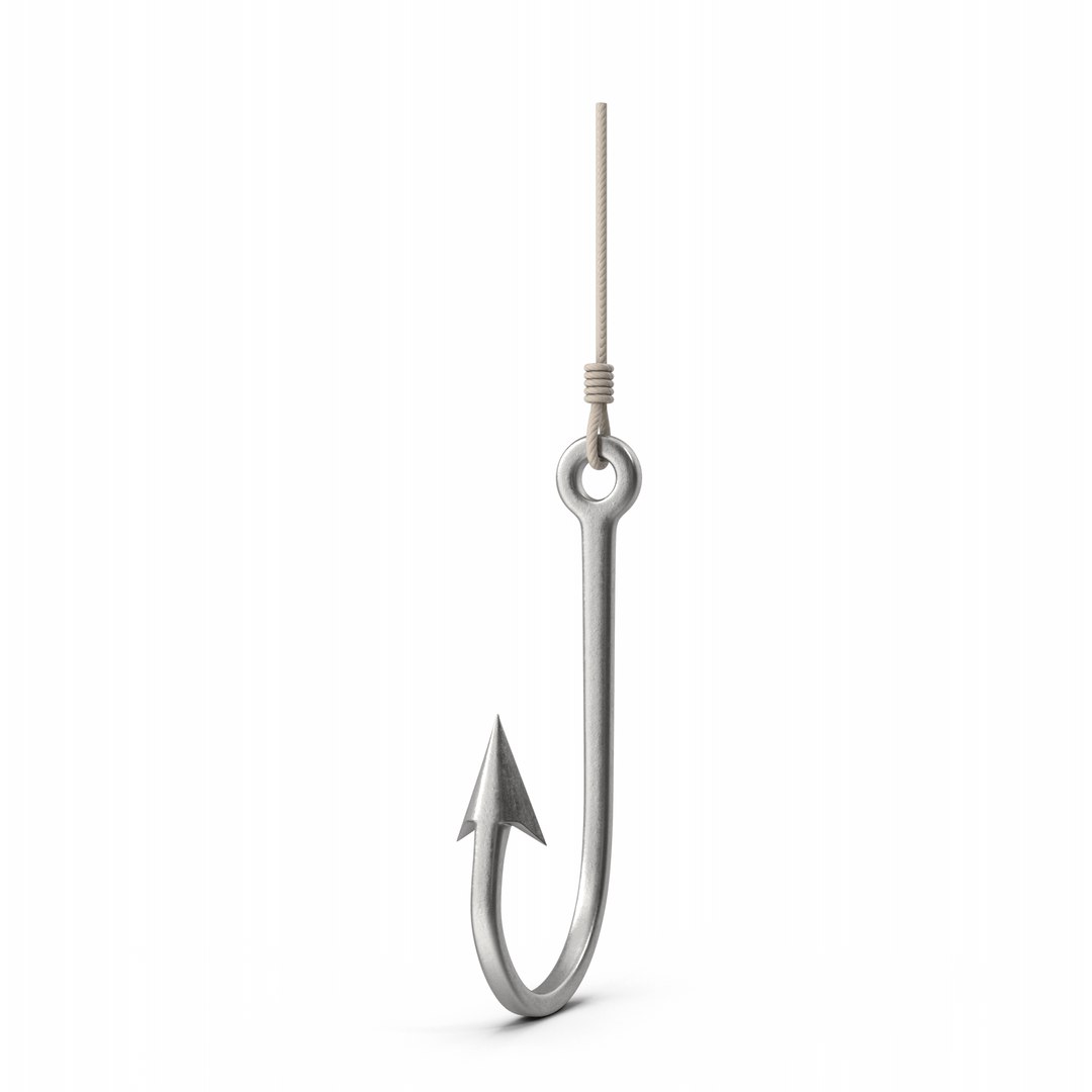 3D Hanging Fishing Hook - TurboSquid 2269719