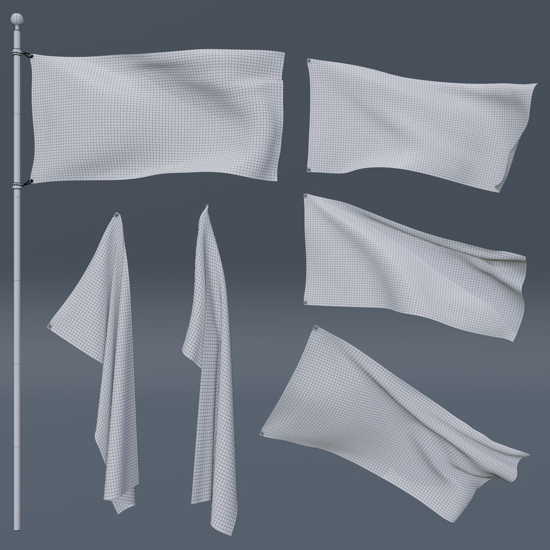 3D Model Flag Collection - TurboSquid 1772026