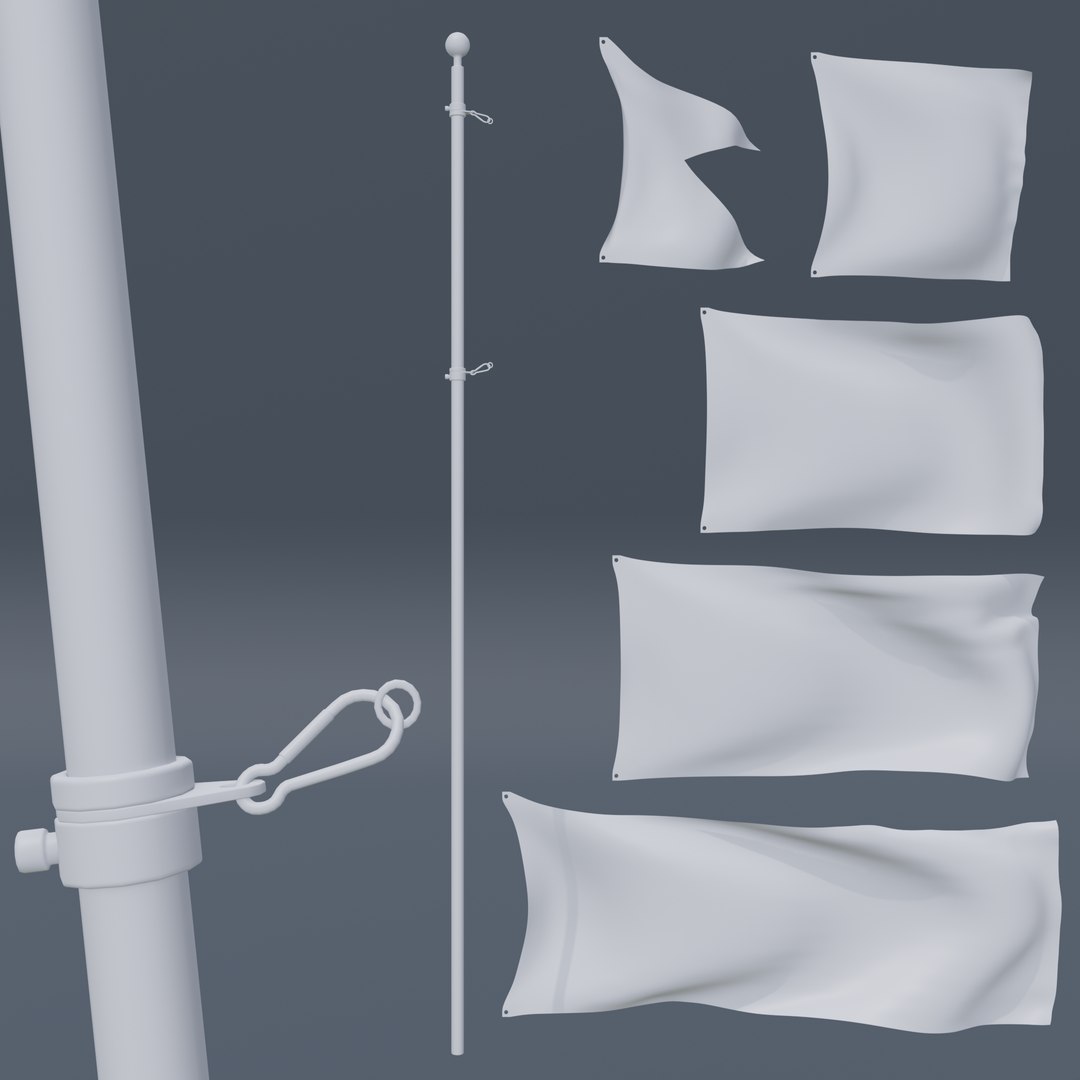 3D Model Flag Collection - TurboSquid 1772026