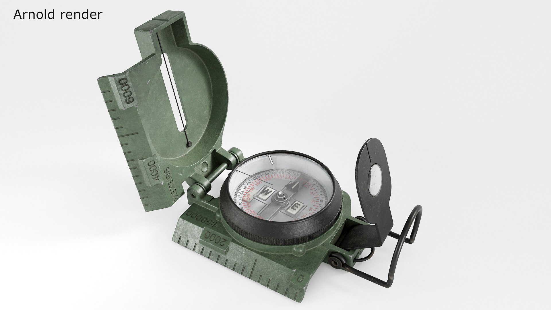 3D Military Compass Rigged - TurboSquid 2024268