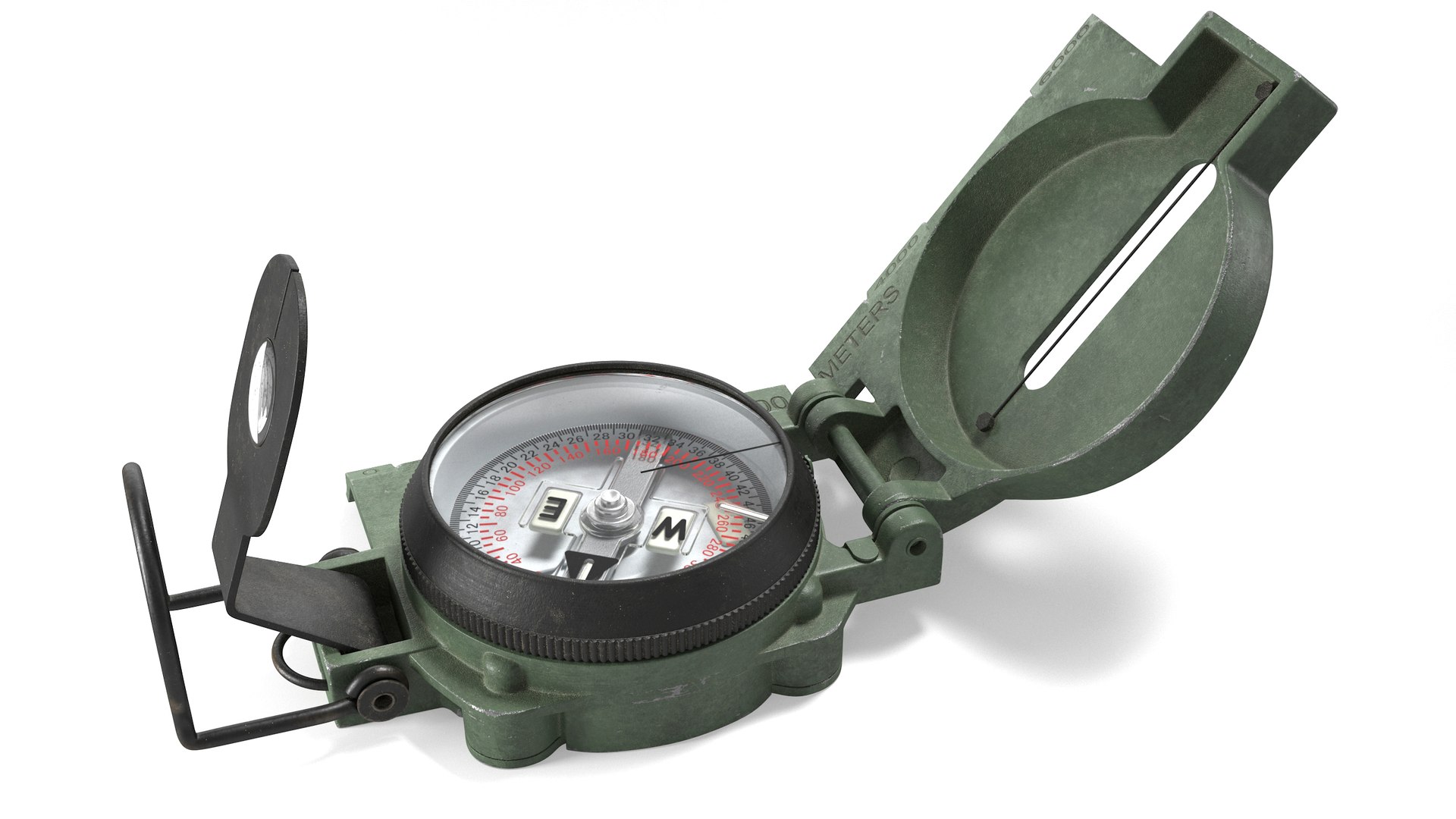 3D Military Compass Rigged - TurboSquid 2024268