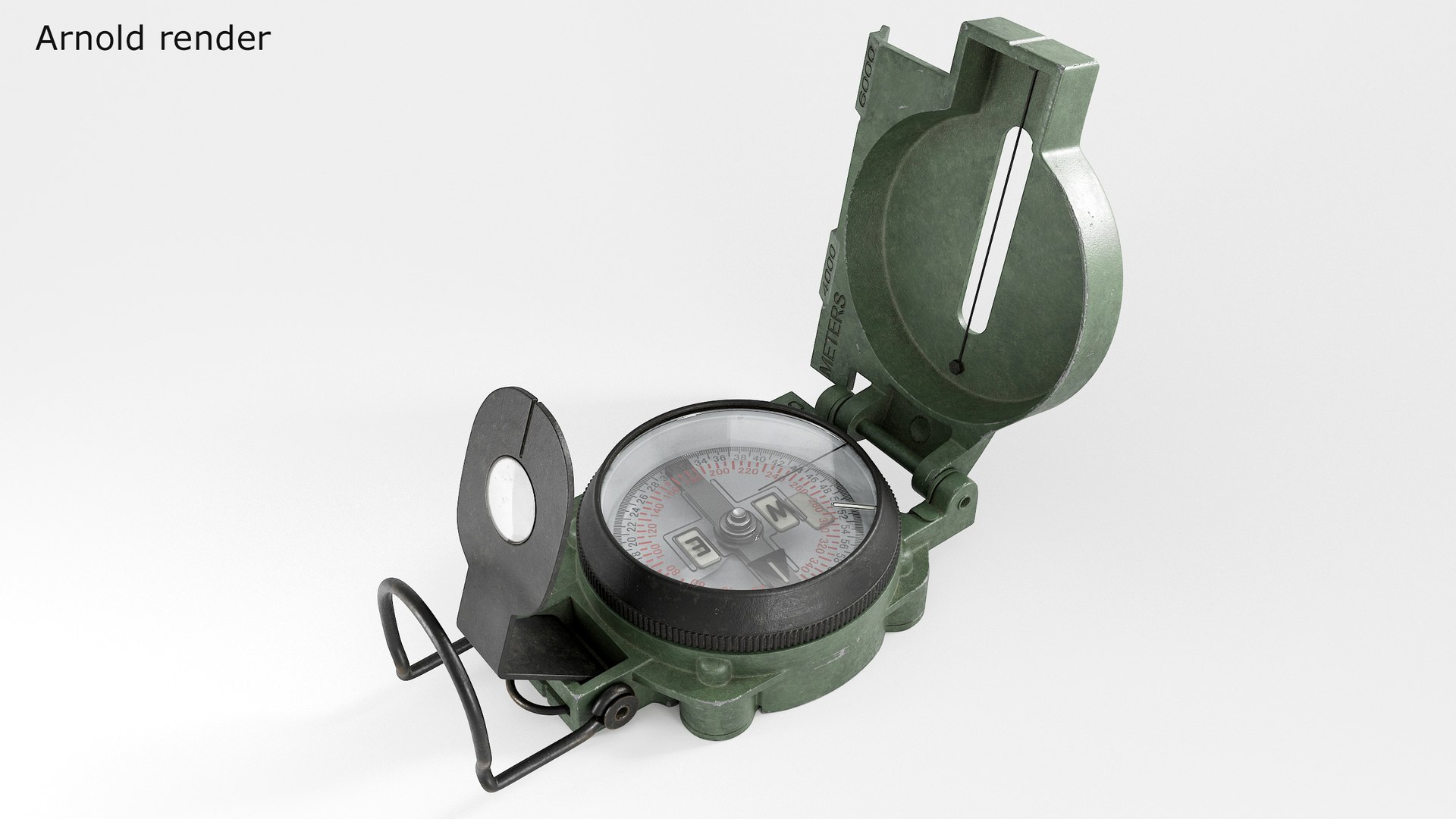 3D Military Compass Rigged - TurboSquid 2024268