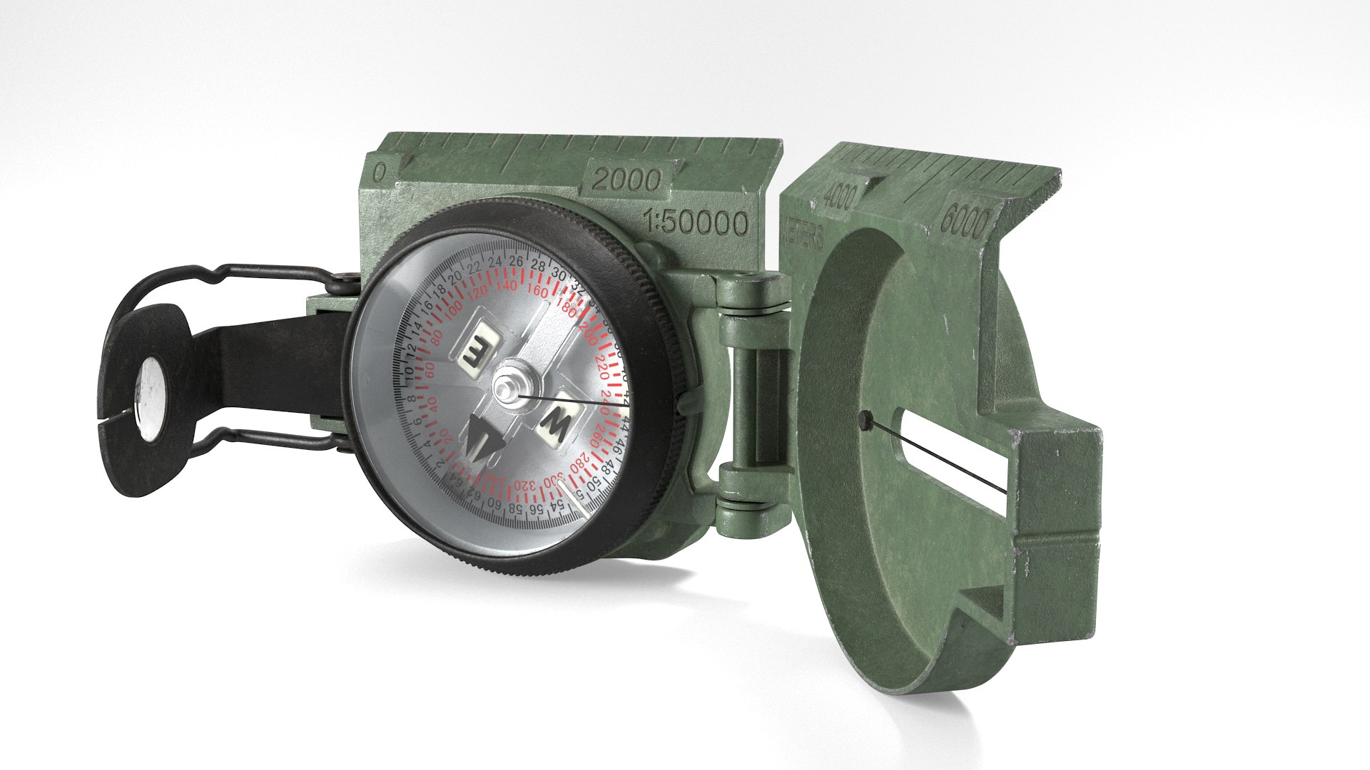 3D Military Compass Rigged - TurboSquid 2024268